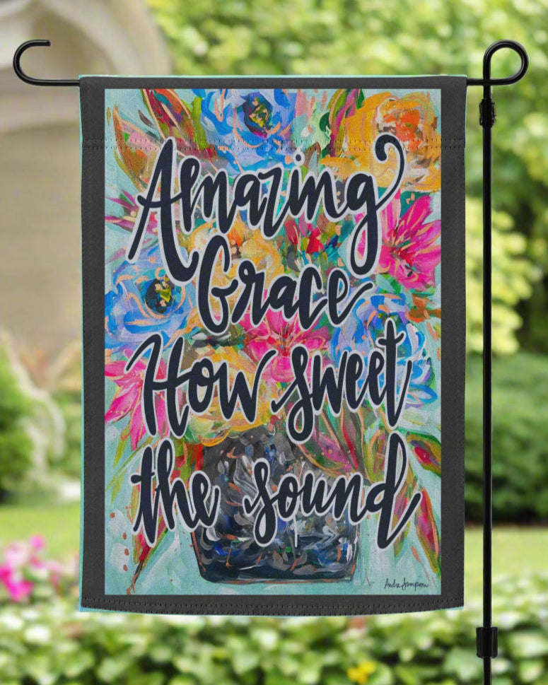 Amazing Grace Garden Flag